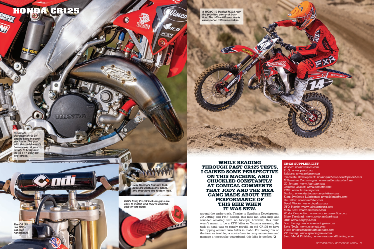 Motocross Action CR125 DBTV Build - DirtBikeTV